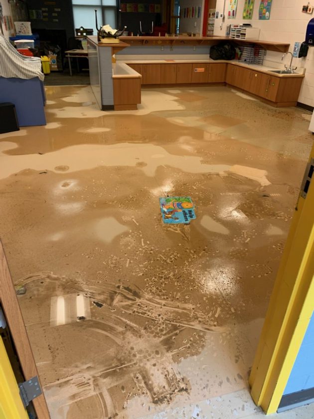 Flash Flood Caused Extensive Damage at Cameron Elementary | News ...